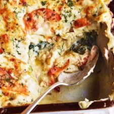 Easy Jamie Oliver Salmon and Spinach Lasagne Recipe