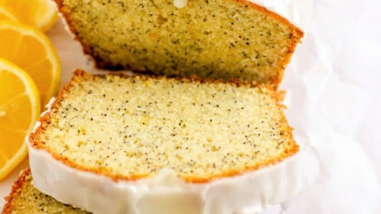 Easy Mary Berry Lemon and Poppy Seed Loaf Cake