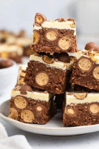 Mary Berry Malteser Tray Bake Recipe - British Recipes Hub